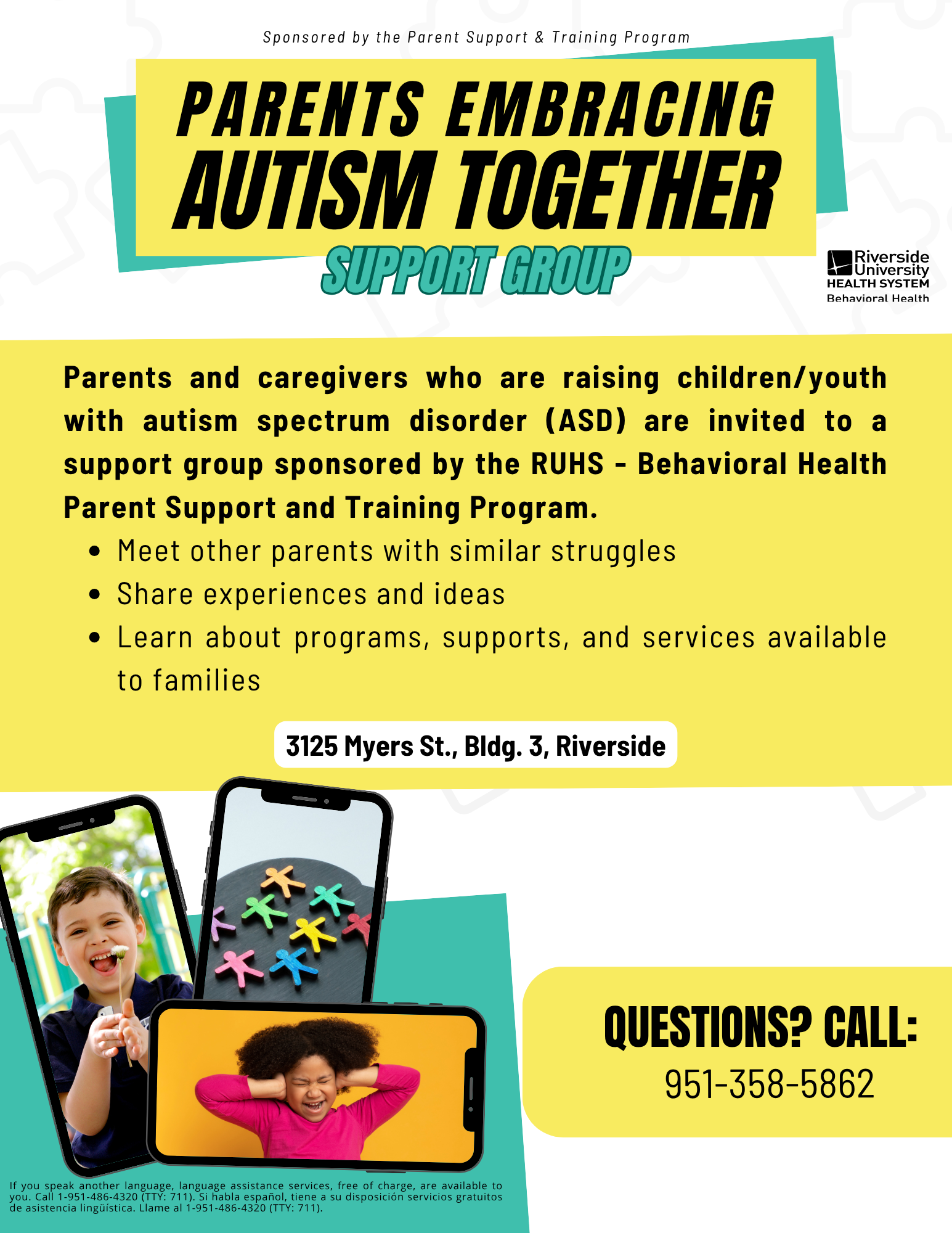 Parent Support & Training Program | Riverside University Health System